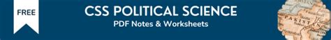 Css Political Science Notes Mega Lecture