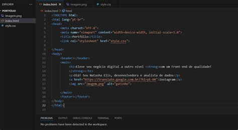 As alterações feitas no vs code não mudam a página do navegador HTML e CSS ambientes de