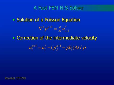 Ppt An Object Oriented Software Framework For Building Parallel Navier Stokes Solvers