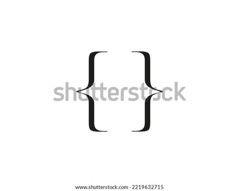 Code Curly Braces Curly Brackets Icon Stock Vector Royalty Free 2219632715 Shutterstock