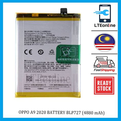 Lteonline Oppo A Battery Blp Mah Shopee Malaysia