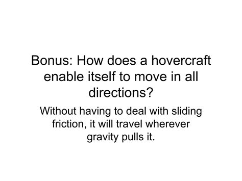 The Hovercraft Quiz Ppt