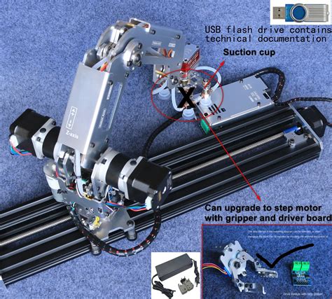 Multi Axis Robotic Arm Industrial Stepping Metal Manipulator For