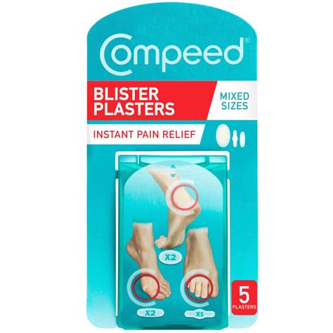 Compeed Hydrocolloid Blister Plasters Mixed 5 Pack