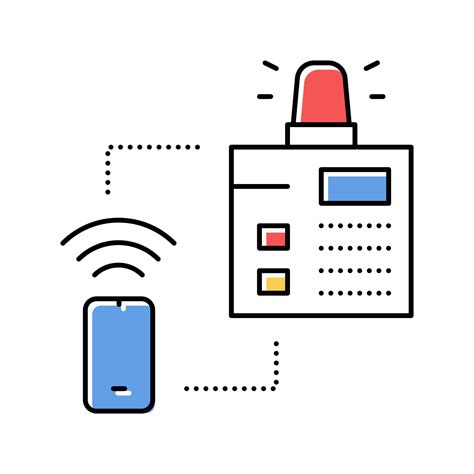 Security System Main Panel Color Icon Vector Illustration 18999128 Vector Art At Vecteezy