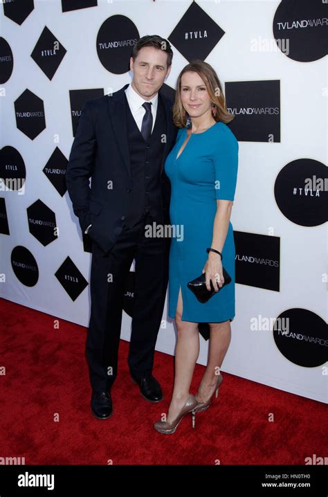 Sam Jaeger And His Wife Amber Arrive At The Tv Land Awards On April