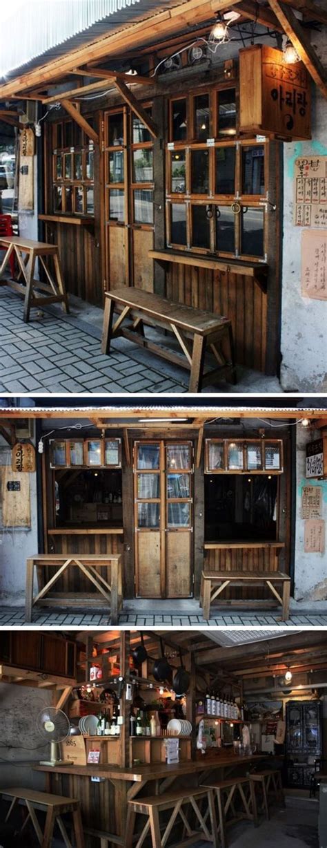 No41 시실리 연낭동 빈티지 술집 인테리어 7평 폐교 목재 Cafe Design Cafe Decor Coffee Shop Design