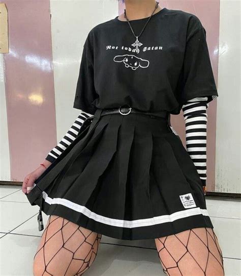Pin by Szymon Cichy on Zapisane na szybko | Femboy outfits, Edgy ...