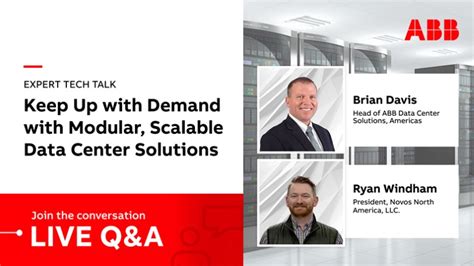 Tech Talk Keep Up With Demand With Modular Scalable Data Center Solutions