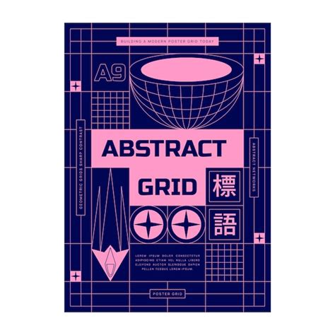 Free Vector Flat Design Grid Template