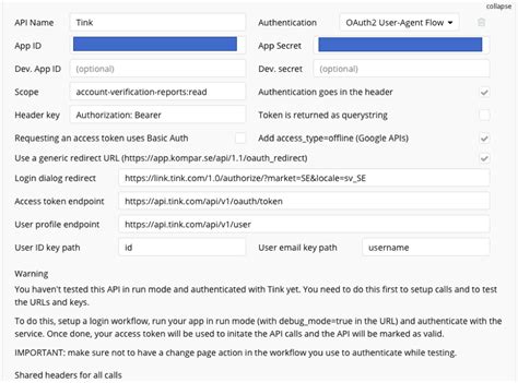 Tink Api Oauth2 User Flow 21 By Philipkornmann Apis Bubble Forum