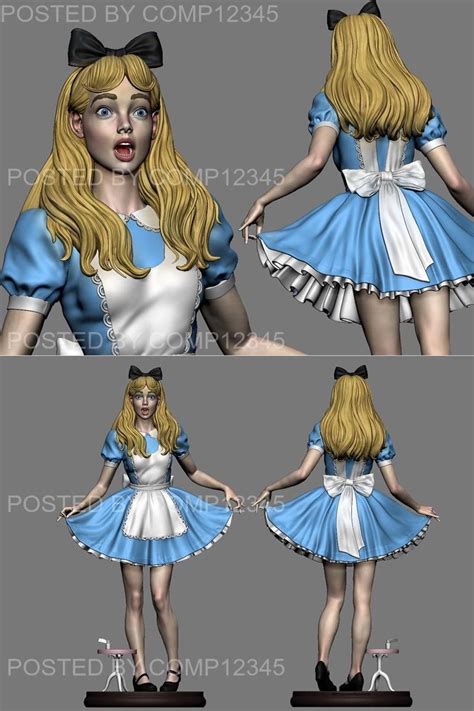 Alice By Munkuin Stl 3d Model Download 3d Models For Print