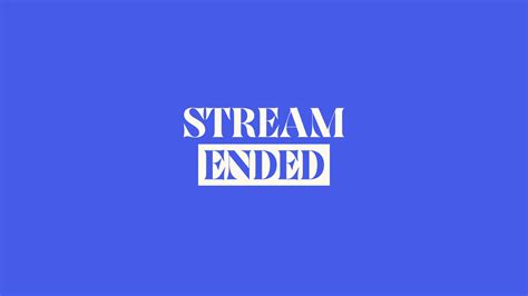 Stream Ended V3 35100416 Stock Video At Vecteezy