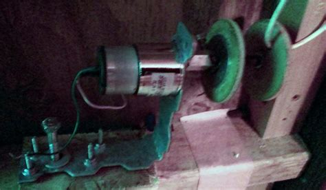 Arduino Chicken Coop Door Motor Spool Detail Mounts