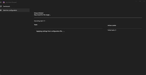 Machine Configuration View Should Show The Progress Of What Are Been Installed By Winget