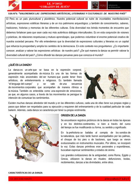 Definición Caracteristicas Y Tipos De Danzas Pdf Bailes Las Artes Escénicas