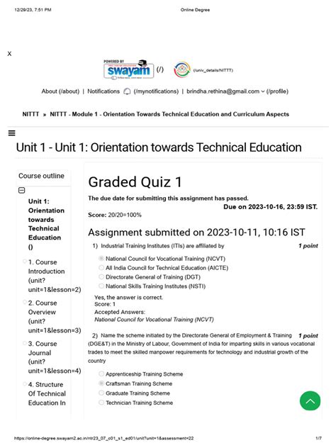 Module 1 8 Qa Nov 2023 Pdf Learning Vocational Education