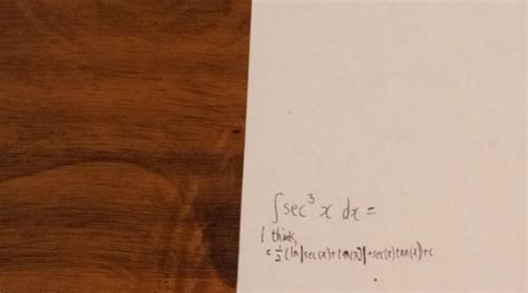 solved integral sec 3 x dx