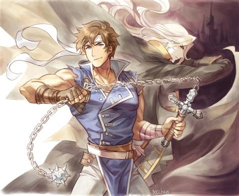 Richter Belmont And Alucard Super Smash Bros And 3 More Drawn By