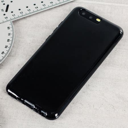 Olixar FlexiShield Huawei P10 Plus Gel Case Solid Black