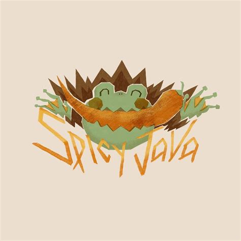 An Image Of A Cartoon Alligator With The Words Spicy Vava On It