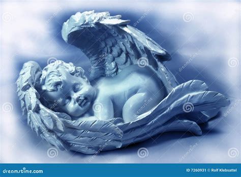 Sleeping Angel Stock Image Image Of Religious Life Sculpture 7260931