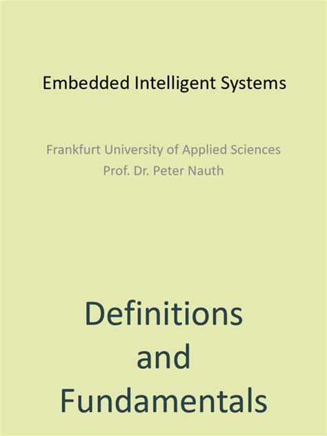 Eis Lect 20210405 Pdf Microcontroller Embedded System