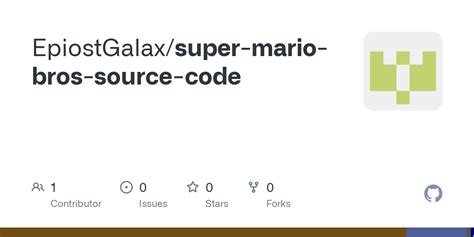 Github Epiostgalaxsuper Mario Bros Source Code