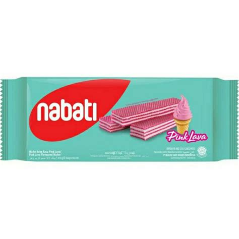 Jual Nabati Wafer Pink Lava 122 G Shopee Indonesia