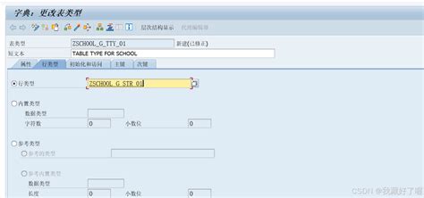 Sap Abap 创建数据库表、数据元素abap 数据元素 Csdn博客