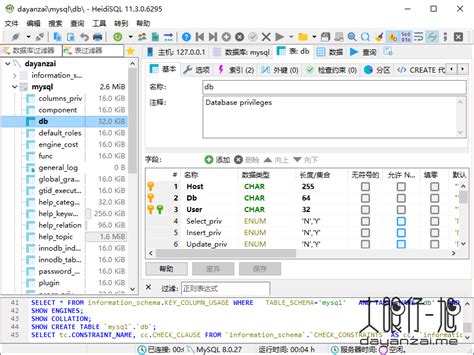 开源数据库管理工具 Heidisql 121107065 中文多语免费版 大眼仔旭