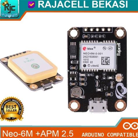 Jual Gps Ublox Neo M Neo Mv Module With Flight Control Eeprom Wmc Apm