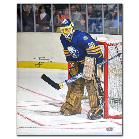 Tom Barrasso Buffalo Sabres Action Autographed 16x20 Nhl Auctions