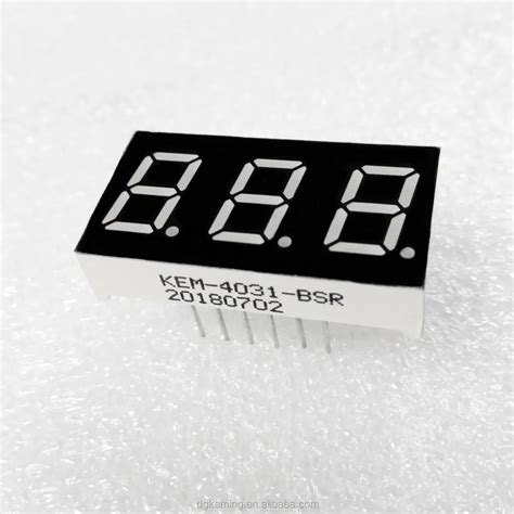 0 4 Inch 7 Segment Led Display 3 Digit Led 7 Segment Display 3 Digit 7 Segment Display From