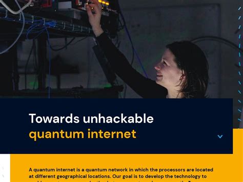 Towards Unhackable Quantum Internet Qutech Annual Report 2019