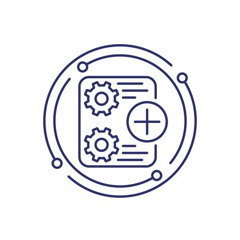 Add New Project Task Line Icon 1918131 Vector Art At Vecteezy