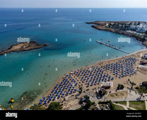 Aerial Panoramic View On Villas And Holidays Resorts And Blue Crystal