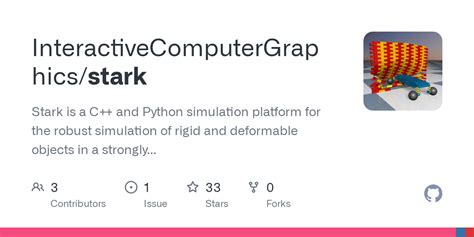 issues · interactivecomputergraphics stark · github