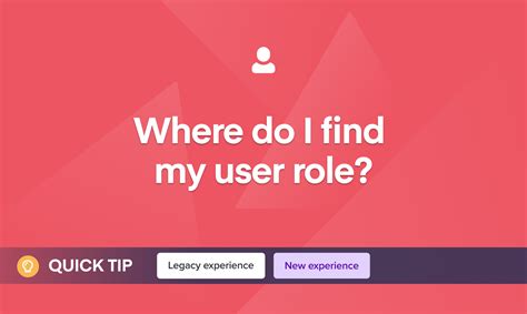 where do i find my user role