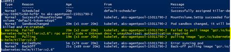 Tiller Pod Shows Status Of Imagepullbackoff In Aks · Issue 66 · Azure