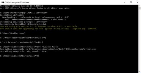 Flask Instalando E Configurando O Flask Web Micro Framework Python Desenvolvimento