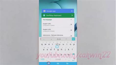 Samsung Galaxy S Edge How To Enable Or Disable Languages In SwiftKey Keyboard YouTube