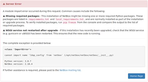 Ldap Broken After Upgrade To 1x · Issue 424 · Netbox Communitynetbox Docker · Github