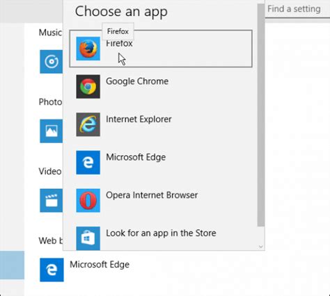 How To Change The Default Web Browser In Windows