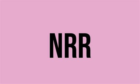 What Does Nrr Mean Meaning Uses And More Fluentslang