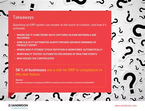 Traceability And Compliance How Erp Can Help Ppt