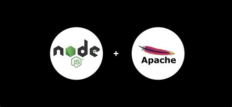 running node js on apache server online