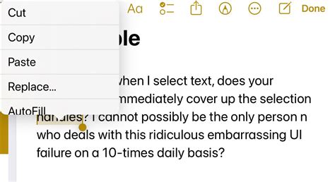 Selection Handles Constantly Covered Up By Dialogue Box Rios