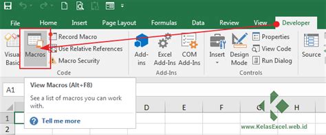9 Cara Menjalankan Atau Memanggil Sub Procedure Vba Excel 07
