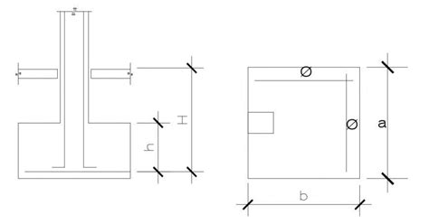 Cad Drawings Of Foundation Footing Detailing Autocad Software File Cadbull
